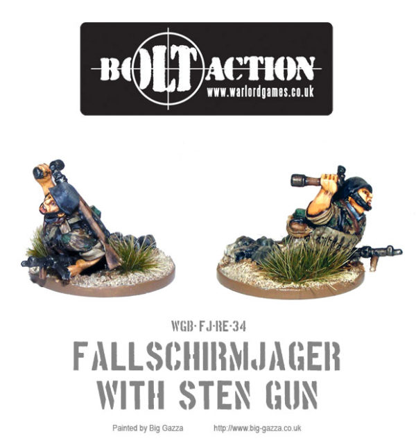 New: Fallschirmjäger with Looted Weapons - Warlord Games