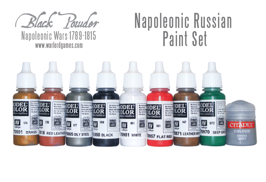 New: Napoleonic Russian paint set - Warlord Games
