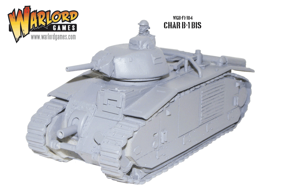 New: Bolt Action French Char B1 bis and Renault R39/R40 - Warlord Games