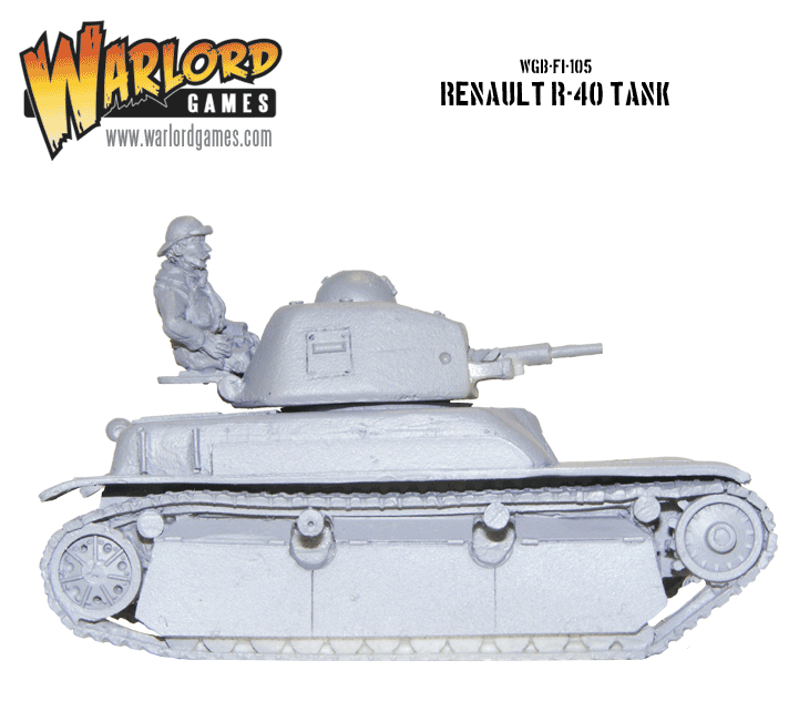 New: Bolt Action French Char B1 bis and Renault R39/R40 - Warlord Games