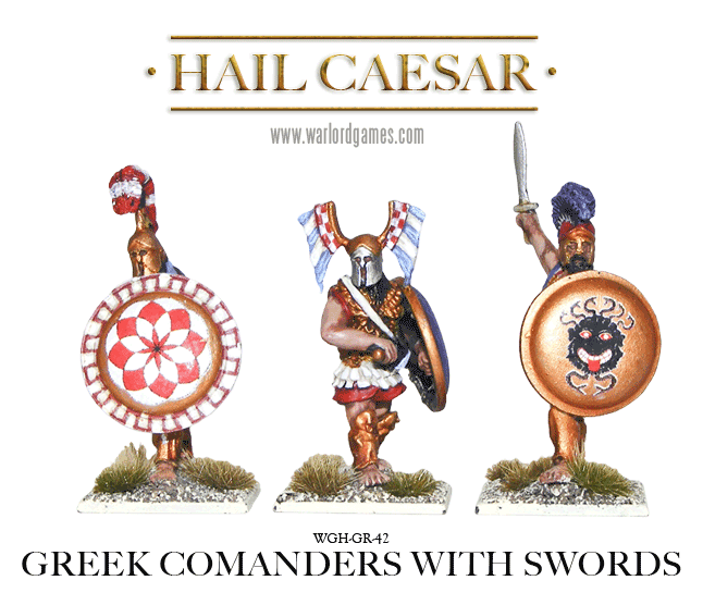 New: Greek Commanders with swords! - Warlord Games