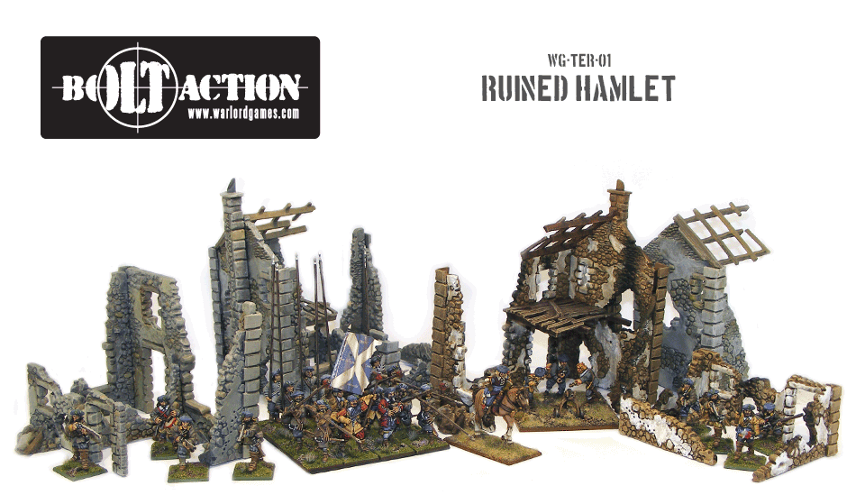 The plastic Ruined Hamlet is back! - Warlord Games