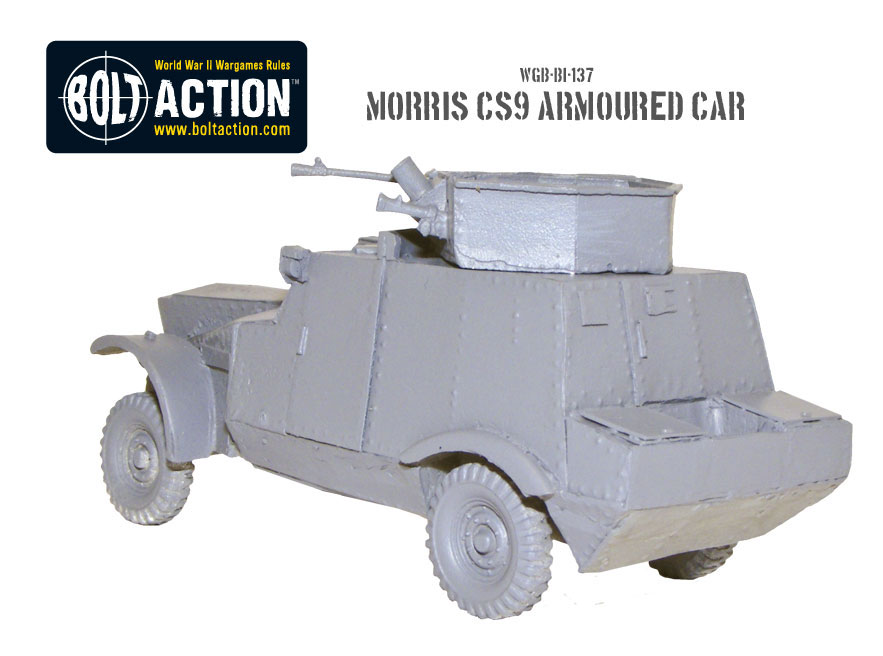 New: Bolt Action Morris CS9 armoured car! - Warlord Games