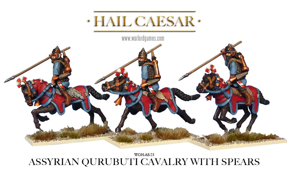 New: Assyrian Qurubuti cavalry with spears! - Warlord Games