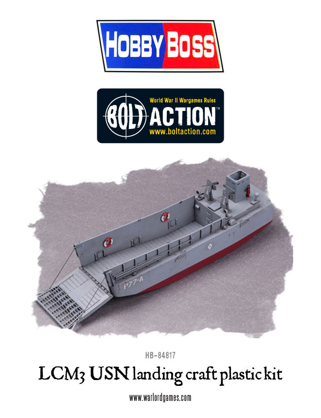 Plastic LCM3 USN landing craft back in stock - Warlord Games