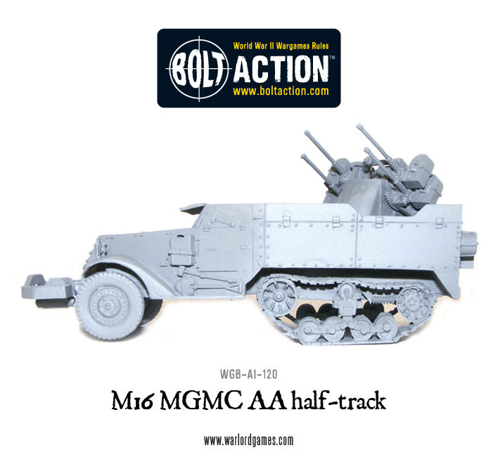 New: Bolt Action M16 MGMC halftrack! - Warlord Games