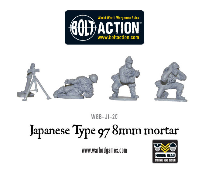 New: Bolt Action Imperial Japanese 81mm mortar team! - Warlord Games
