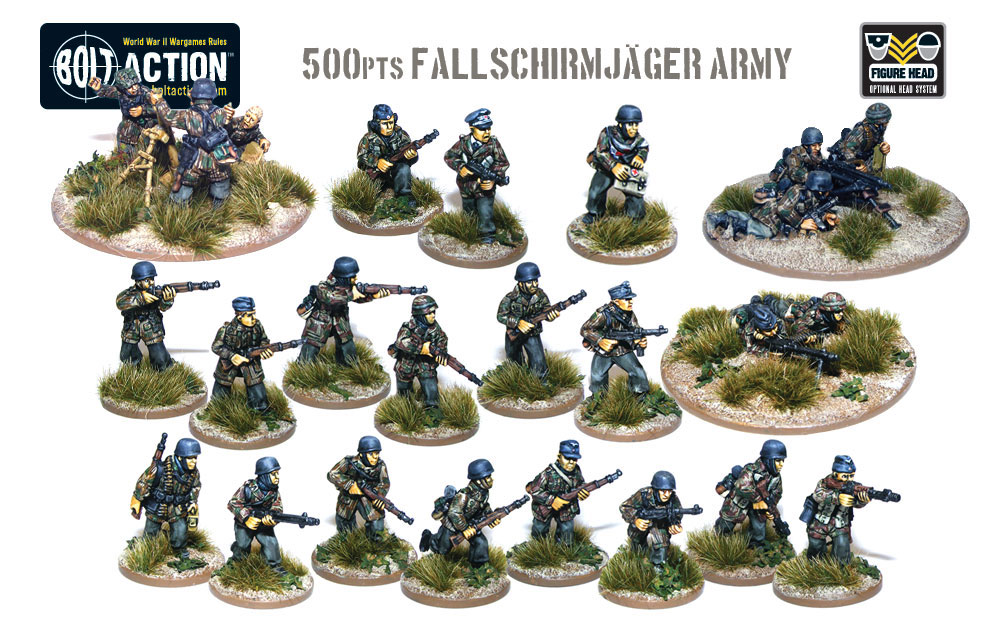 New: Bolt Action Fallschirmjäger army deals! - Warlord Games