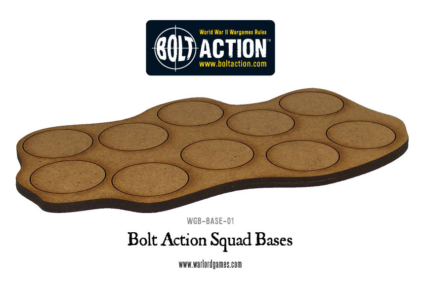 New: Bolt Action squad bases! - Warlord Games
