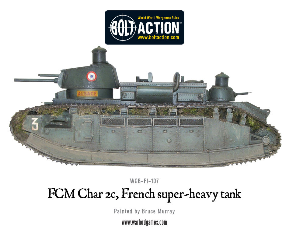 Char 2c FCM – Bolt Action French Superheavy Tank | Warlord Games