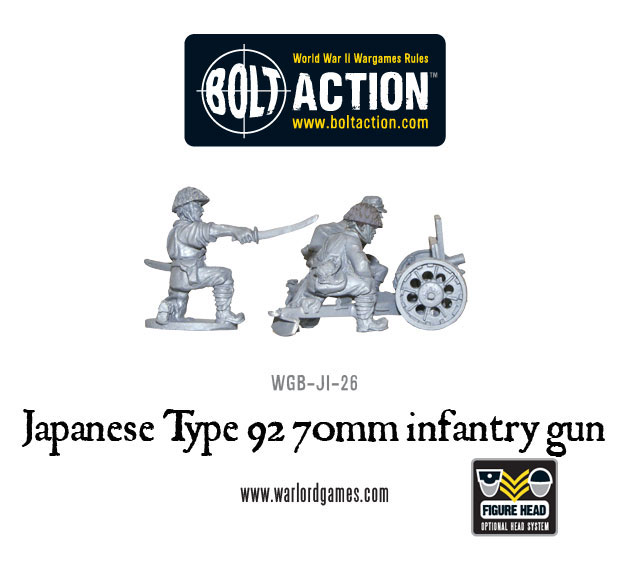 New: Bolt Action Japanese Type 92 70mm infantry gun! - Warlord Games
