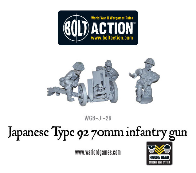 New: Bolt Action Japanese Type 92 70mm infantry gun! - Warlord Games