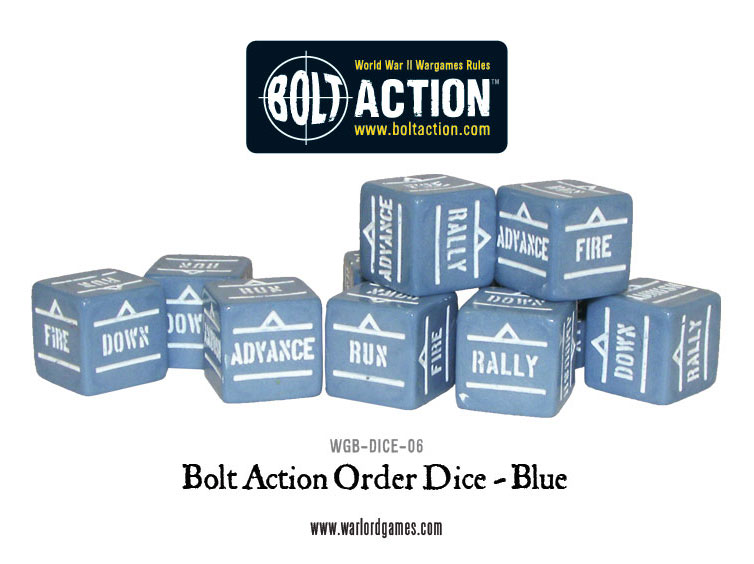 New: New Bolt Action Orders Dice colours! - Warlord Games
