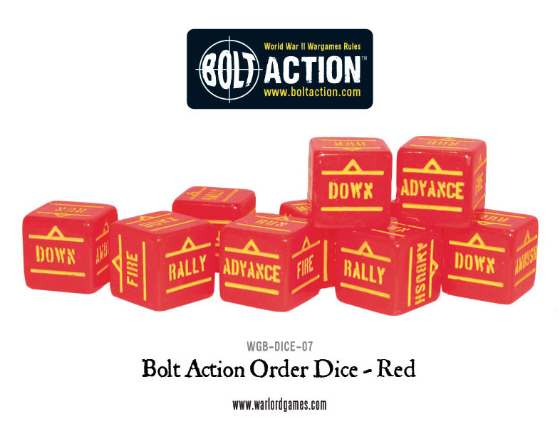 New: New Bolt Action Orders Dice colours! - Warlord Games