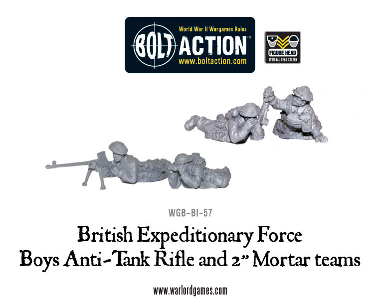 New: BEF rifle section & support weapons - Warlord Games