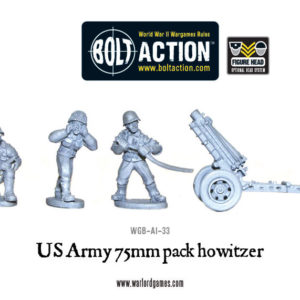 New: US Army 75mm pack howitzer - Warlord Games