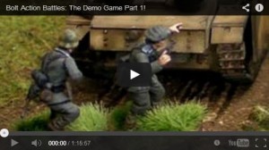 Video: Bolt Action demo game by Beasts of War - Warlord Games