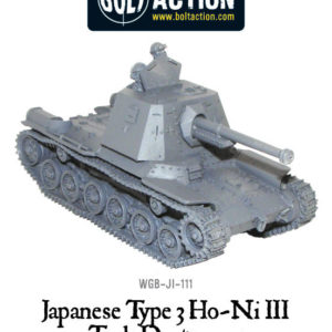 New: Bolt Action Japanese Type 3 Ho-Ni III tank destroyer - Warlord Games