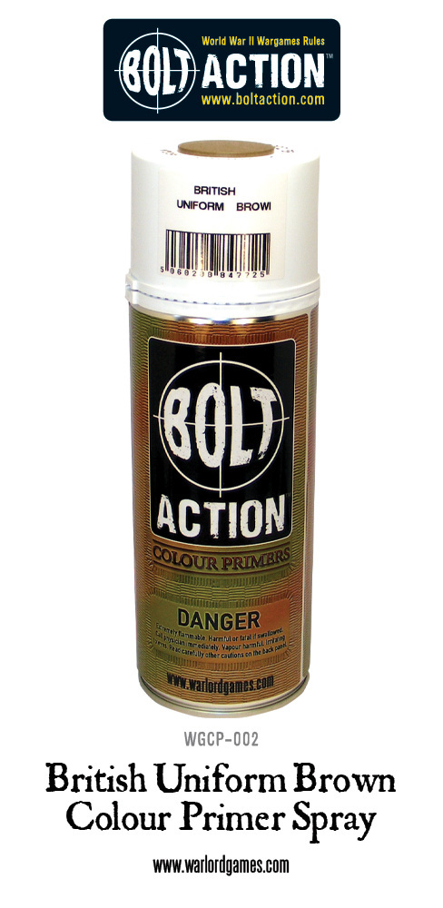 New: Bolt Action Colour Primer Sprays! - Warlord Games