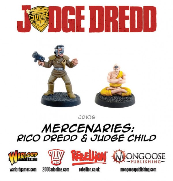 JD106-Rico-Dredd-+-Judge-Child - Warlord Games
