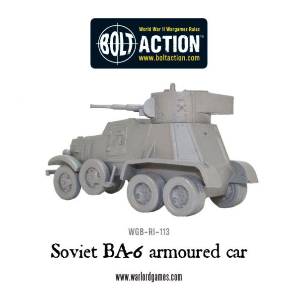 New: BA-6 Armoured Car - Warlord Games