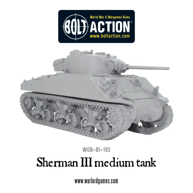 New: Sherman III medium tank - Warlord Games