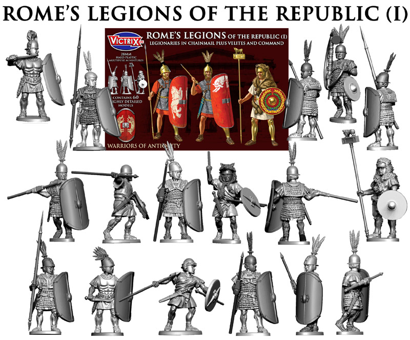 New: Plastic Romans from Victrix - Warlord Games