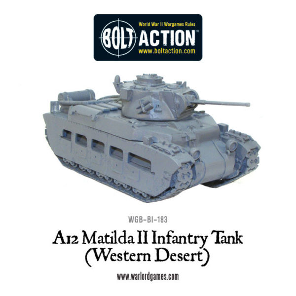 New: A12 Matilda II Infantry Tank (Western Desert) - Warlord Games