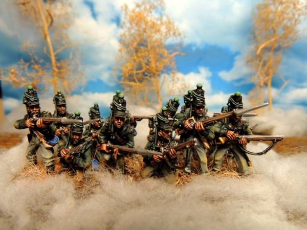 Showcase: KGL light infantry by Francesco Thau - Warlord Games