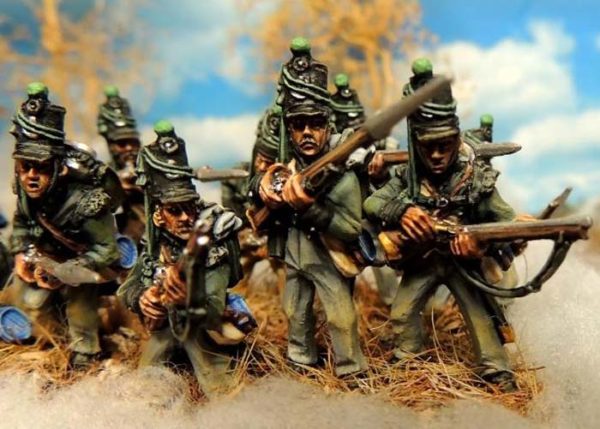 Showcase: KGL light infantry by Francesco Thau - Warlord Games