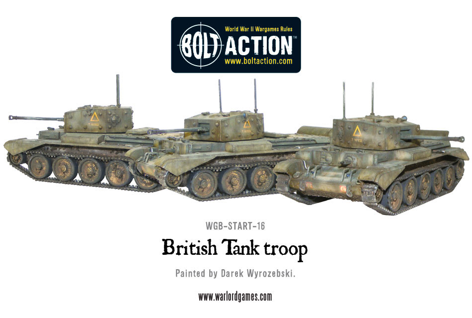 New: British Tank Troop - Warlord Games