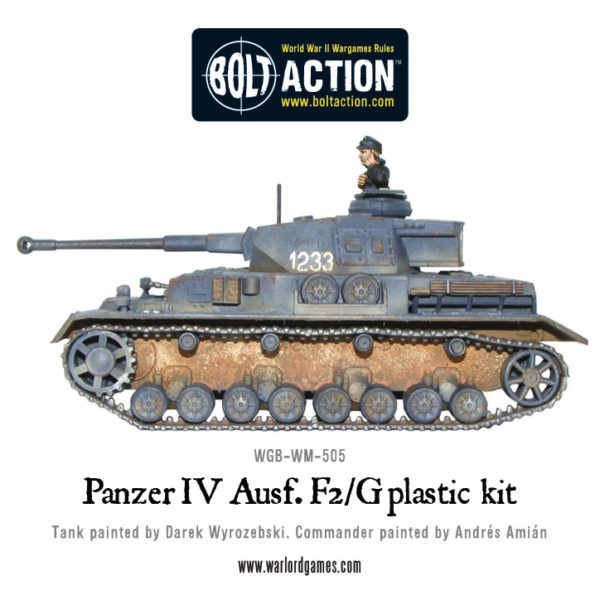 New Photos: Plastic Panzer IV Ausf.F1/G/H - Warlord Games