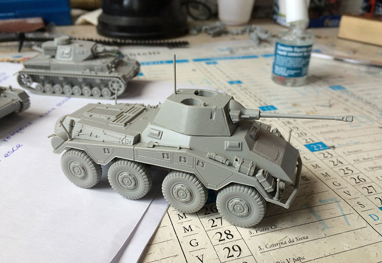 Preview: Plastic Puma armoured car and Tiger I tank - Warlord Games
