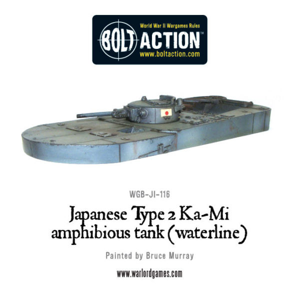 New: Japanese Type 2 Ka-Mi Amphibious Tank! - Warlord Games