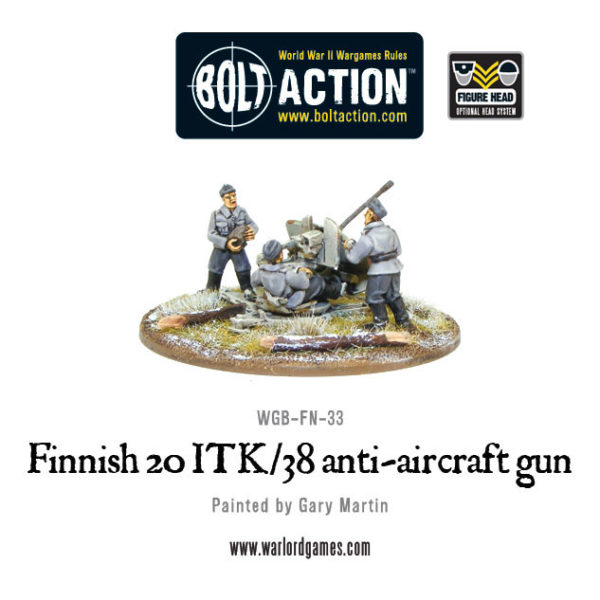 New: Finnish anti-tank and anti-aircraft guns - Warlord Games