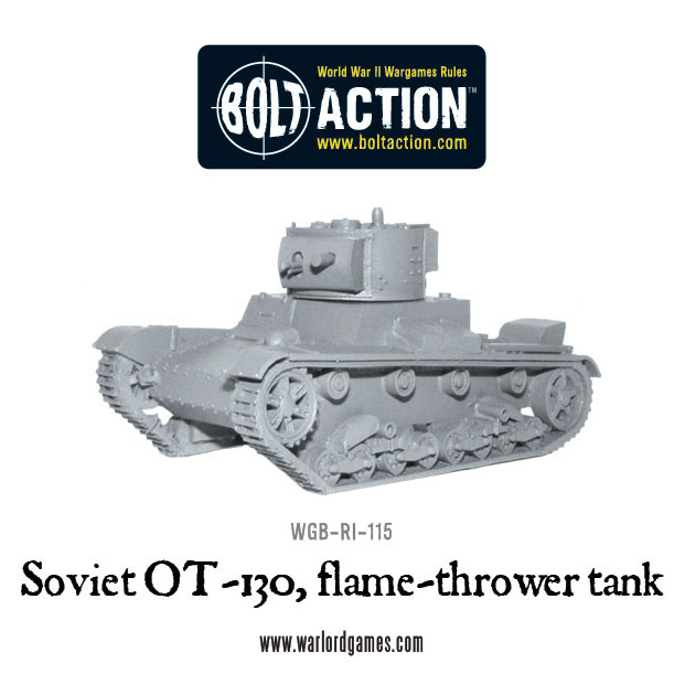 New: OT-130 Flamethrower Tank - Warlord Games