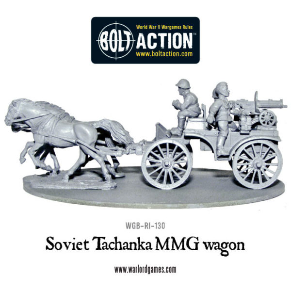 New: Soviet Tachanka MMG wagon - Warlord Games