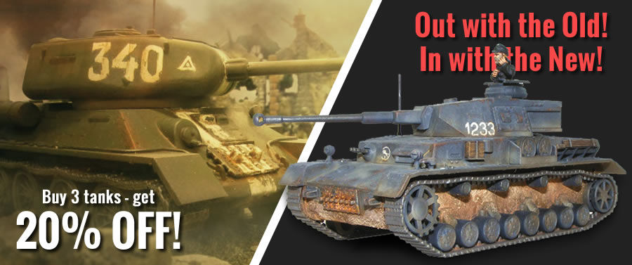 Out with the Old! In with the New! Tank Sale - Warlord Games