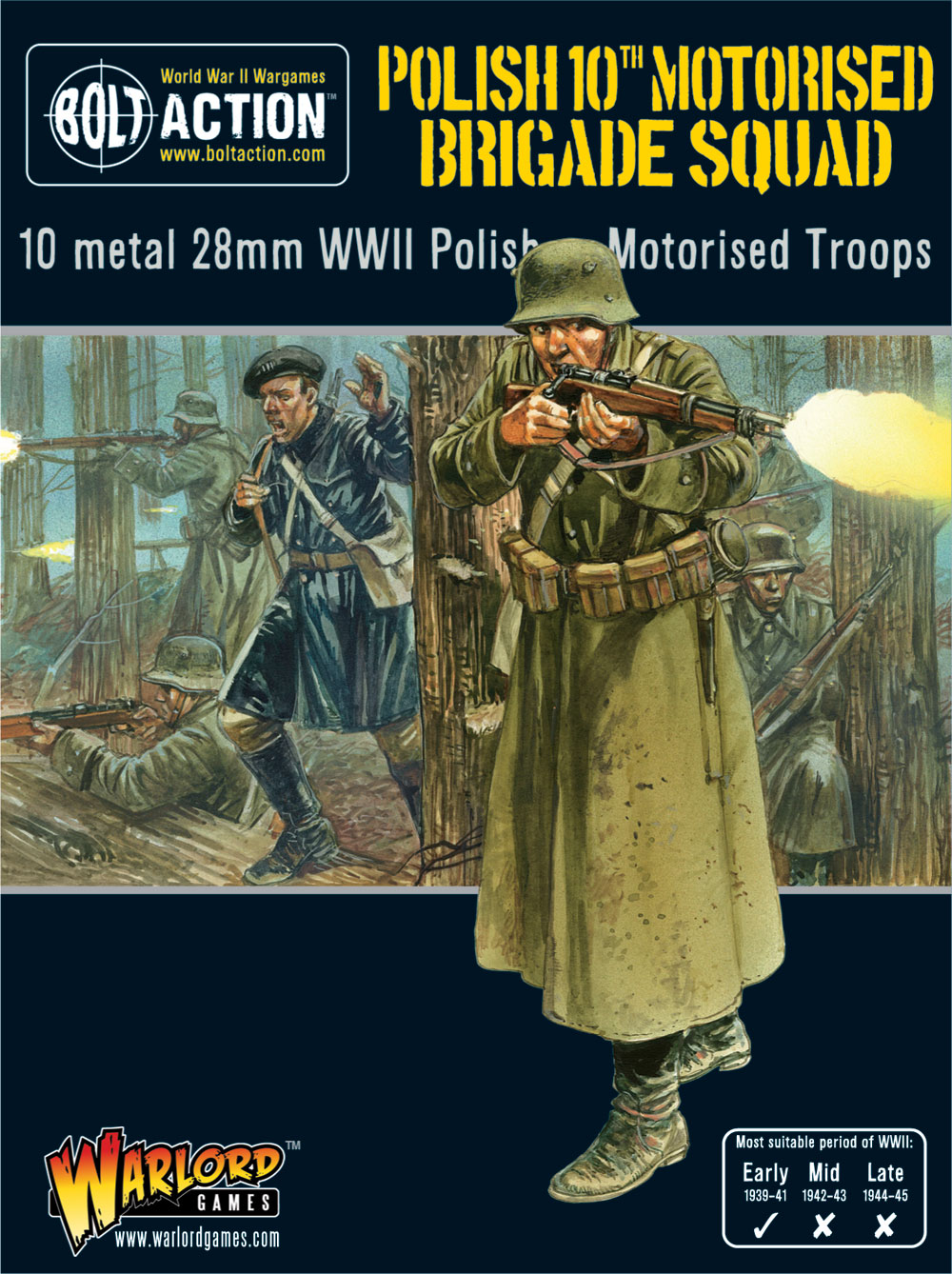 New: Polish 10th Motorised Brigade Squad - Warlord Games