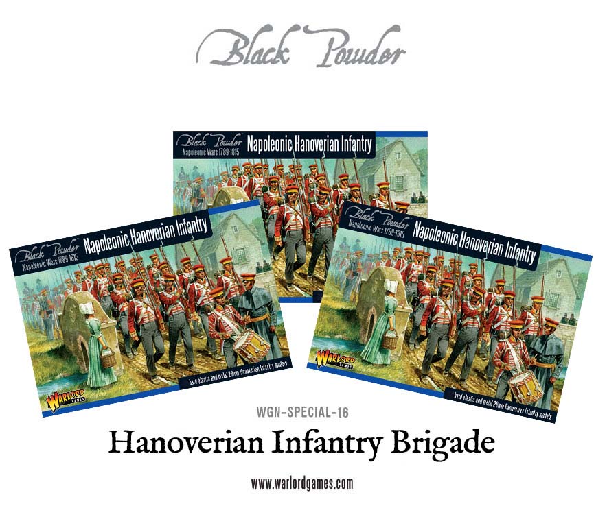 Revised: Plastic Napoleonic Hanoverian Infantry boxed set - Warlord Games