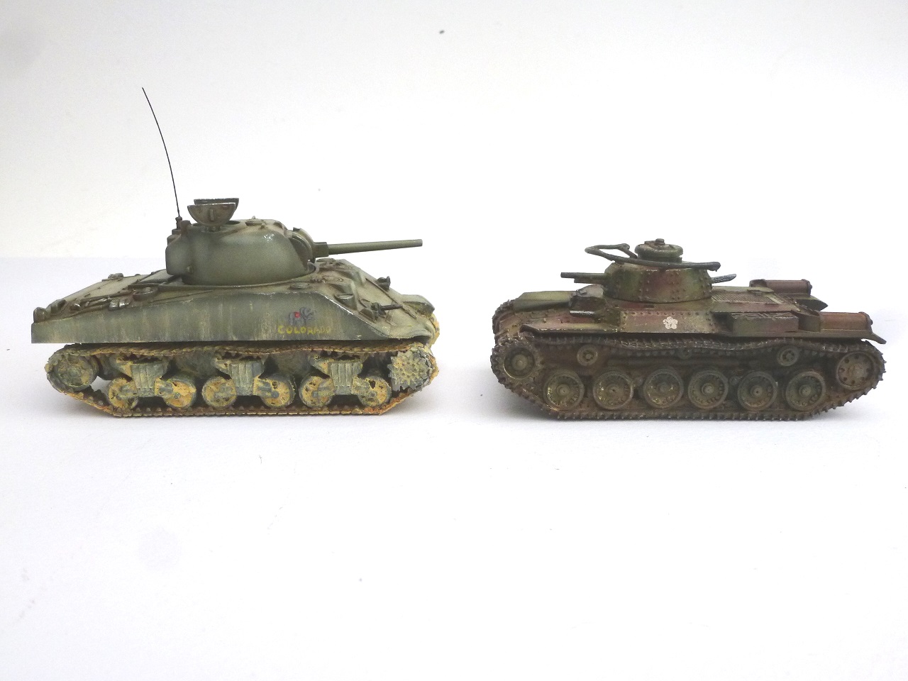 Head to Head: M4 Sherman Vs Type 97 Medium Tank - Warlord Games