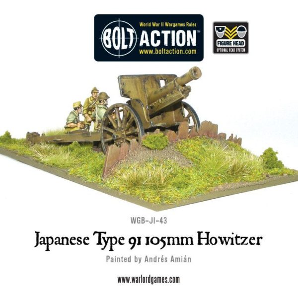 New: Japanese 105mm Howitzer and 47mm At Gun - Warlord Games