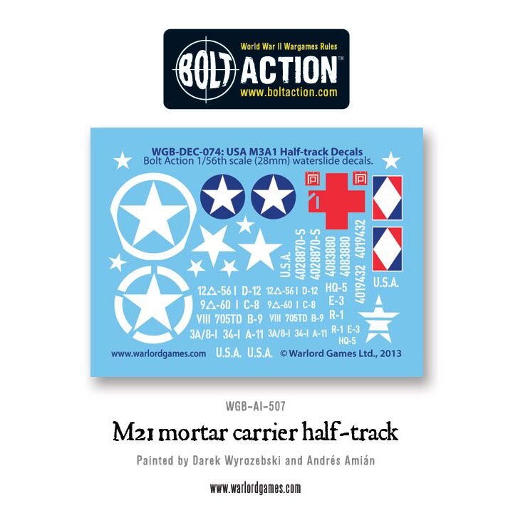 New: M21 Mortar Carrier Half-track - Warlord Games