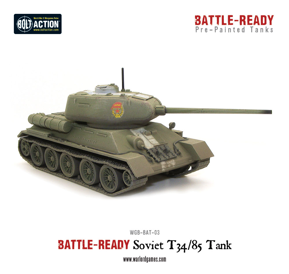 Pre-Painted: Battle Ready Tanks! - Warlord Games