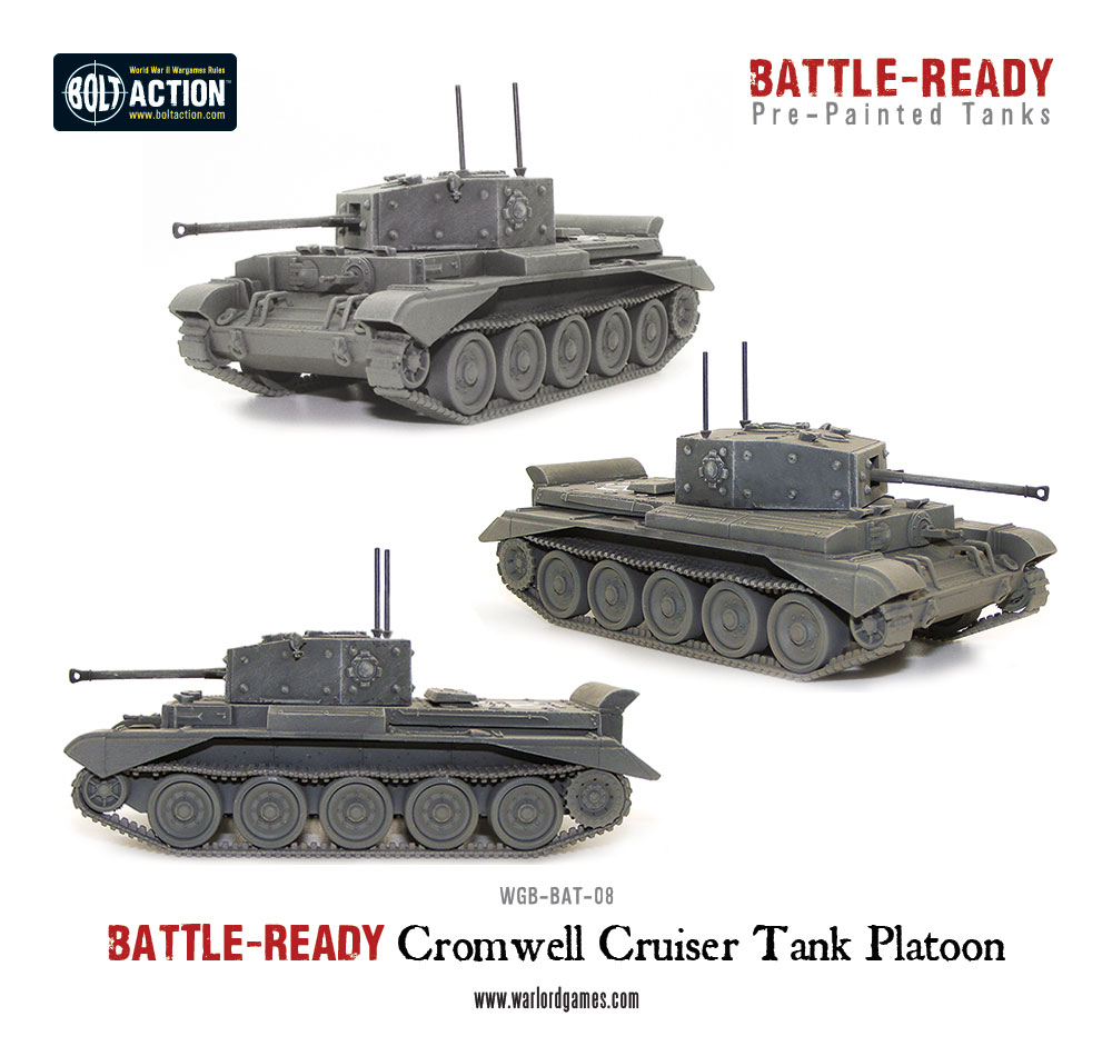Focus: Battle Ready - Pre Painted - Tank Platoons - Warlord Games