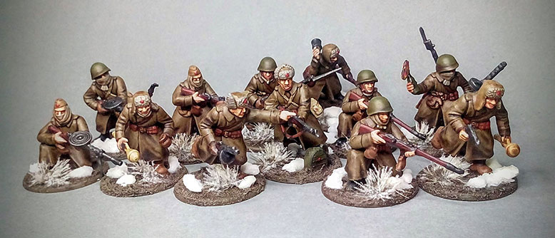 Showcase: Winter Soviet Infantry - Warlord Games