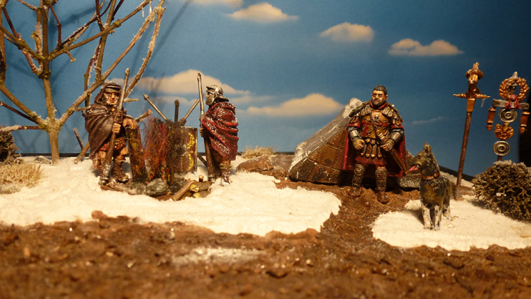 Melvin Roman Camp Diorama (4) - Warlord Games