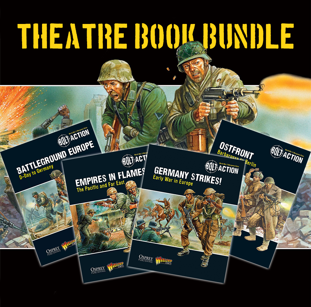 New: Bolt Action Theatre Book Bundle - Warlord Games