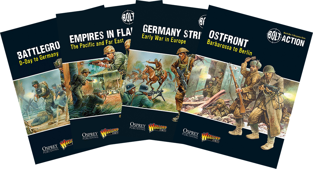 New: Bolt Action Theatre Book Bundle - Warlord Games