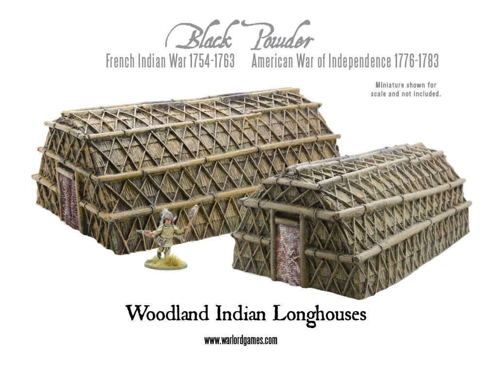 New: Woodland Indian Longhouses - Warlord Games